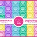 POP IT - Pastel Digital Paper, Popit Digital Paper 6 Designs, Pop It ...