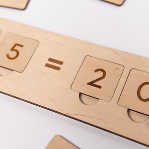 Math Board Cut File, Math Laser Cut Files, Montessori Educational Toys ...