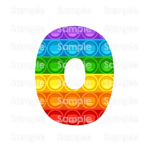 POP IT Alphabet + Numbers Cliparts, Pop It Letters, Pop It Numbers ...