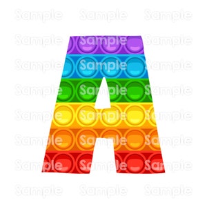 POP IT Alphabet + Numbers Cliparts, Pop It Letters, Pop It Numbers ...