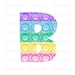 Pastel POP IT Alphabet Numbers Cliparts, Pop It Letters, Pop It Numbers ...
