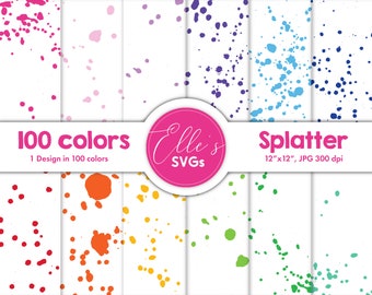 Waves 100 Colors Digital Paper, Sea Waves Digital Paper 100 Colors ...