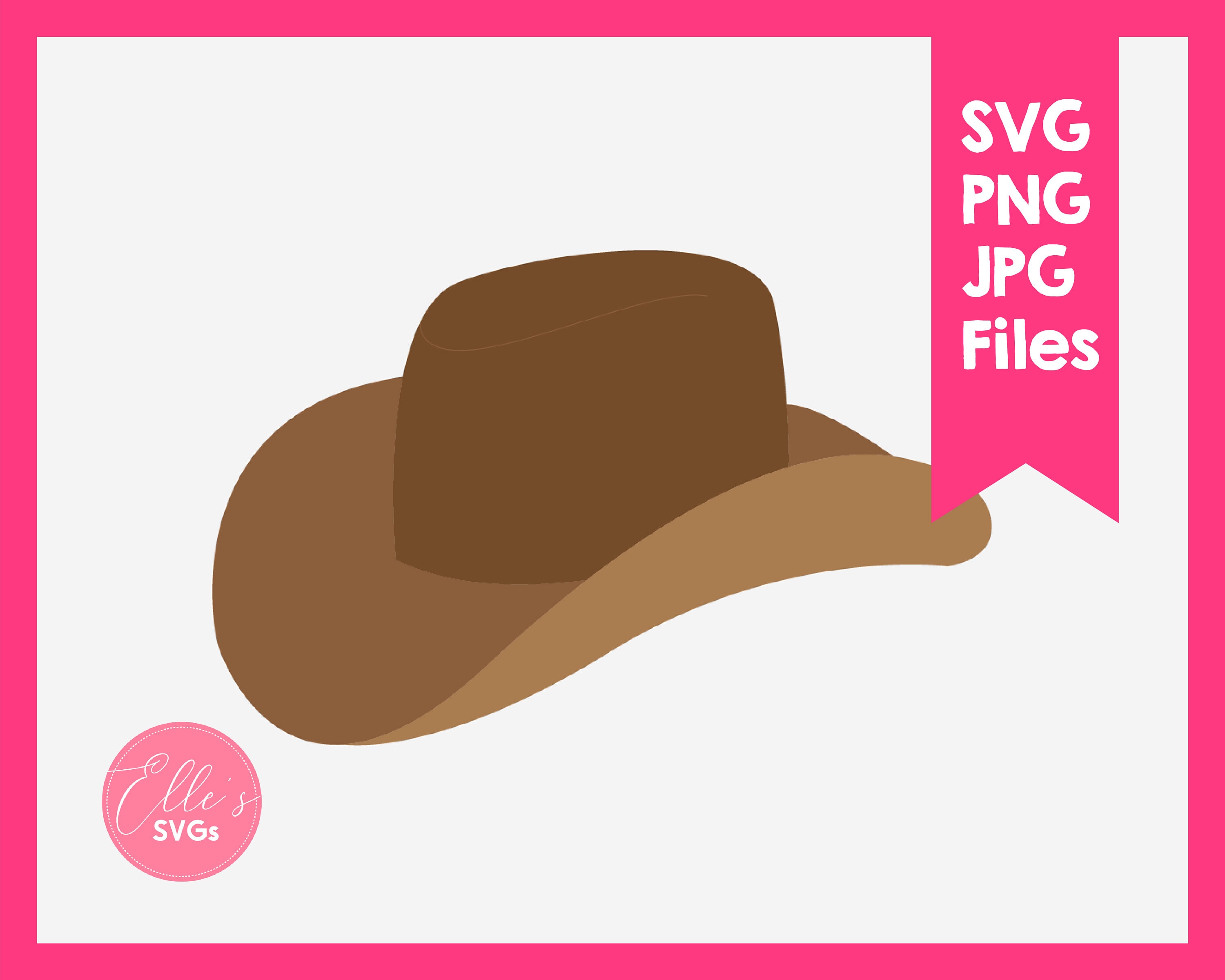 Cowboy Hat Svg Cowboy Cut File Cowboy Hat Digital Clipart - Etsy