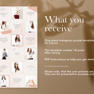 Instagram Template, Instagram Puzzle, Canva Template, Instagram Collage ...