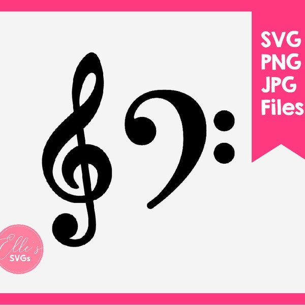 Bass Clef Svg - Etsy