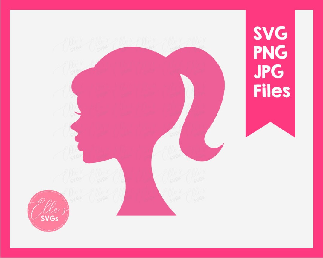 Girl Svg, Girl Cut File, Girl Digital Clipart, Girl Stencil, Silhouette ...