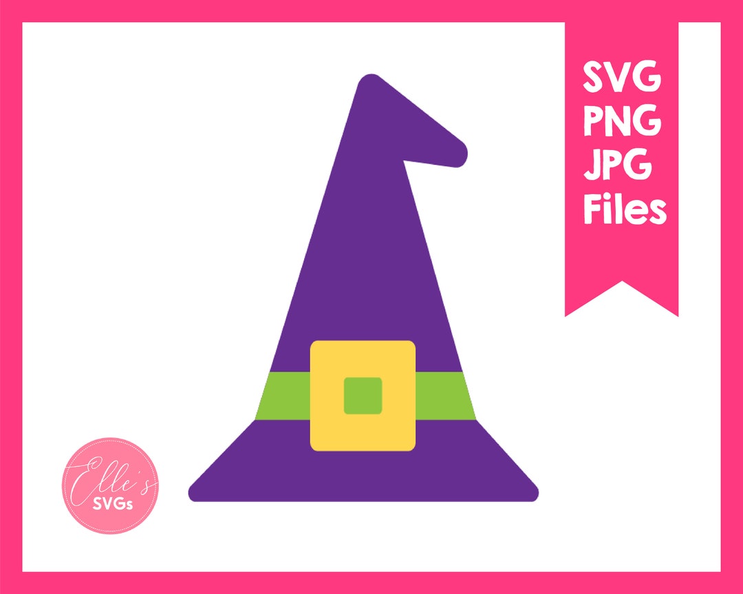 Witches Hat Svg Halloween Cut File Halloween Clipart Witch - Etsy