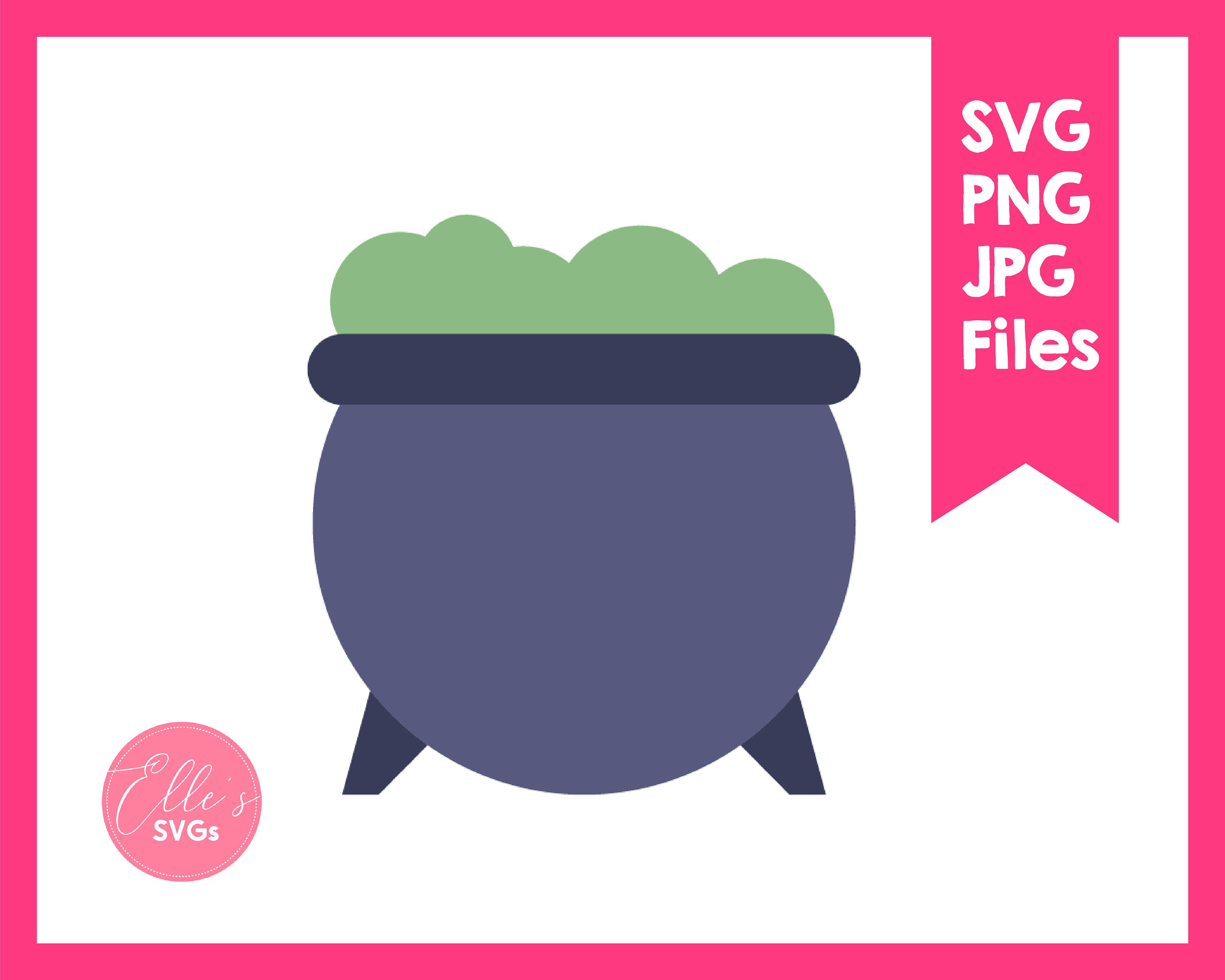 Cauldron Svg Cauldron Cut File Cauldron Clipart - Etsy