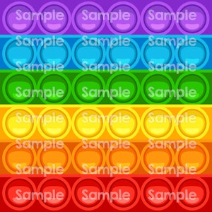 POP IT Digital Paper, Popit Digital Paper 14 Designs, Fidget Toy, Pop ...