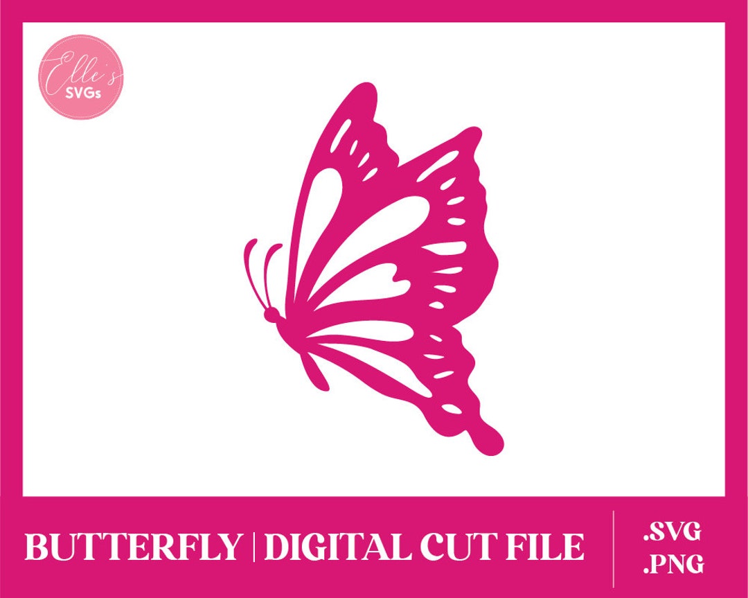 Butterfly Svg, Butterfly Cut File, Butterfly Template, Butterflies Wall ...