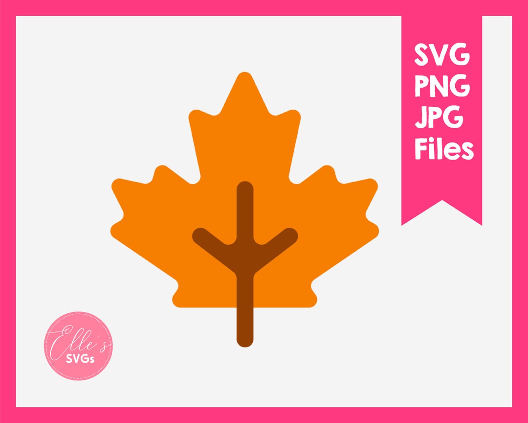 Maple Leaf Svg, Fall Leaves Cut File, Fall Clipart, Sublimation, Cricut ...