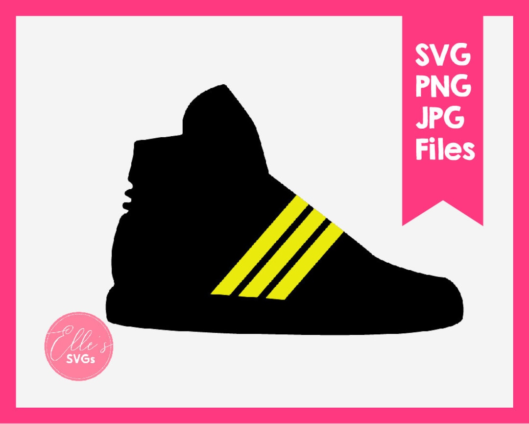 Sneaker Svg, Sneaker Cut File, Sneaker Digital Clipart, Silhouette ...