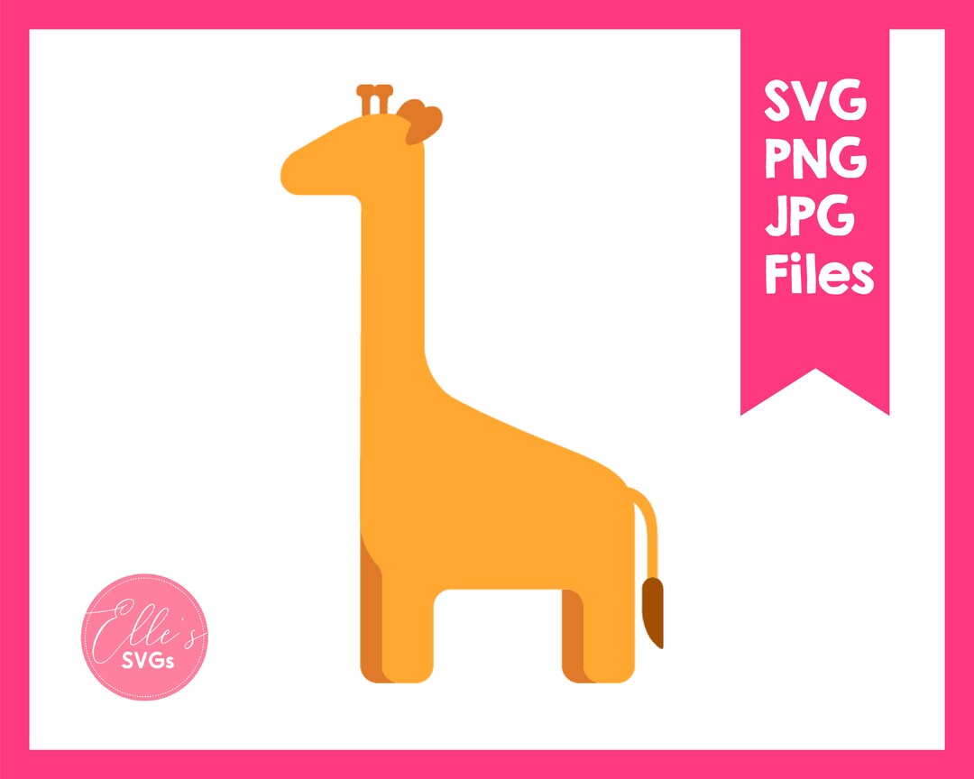 Cute Giraffe Svg, Giraffe Cut File, Giraffe Clipart, Safari Animals ...