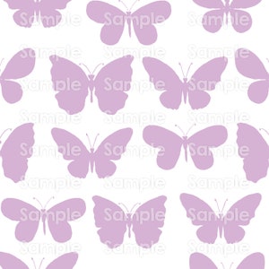 Butterflies 100 Colors Digital Paper, Butterfly Digital Paper 100 ...