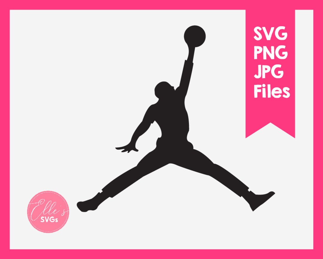 Jumping Man Svg Jump Man Cut File Jump Clipart Basketball - Etsy UK
