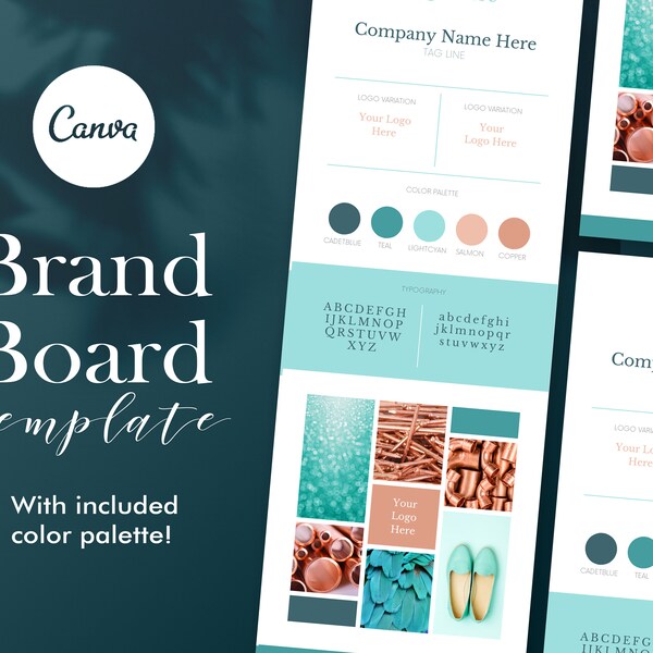 Turquoise Branding Kits - Etsy