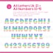 Pastel POP IT Alphabet Numbers Cliparts, Pop It Letters, Pop It Numbers ...