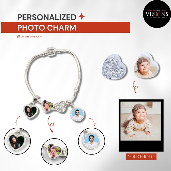 Custom Photo Charms - Etsy