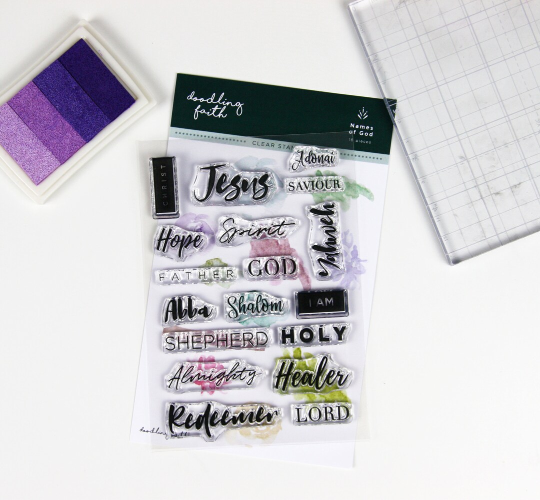 Names of God Stamps | Doodling Faith - Etsy