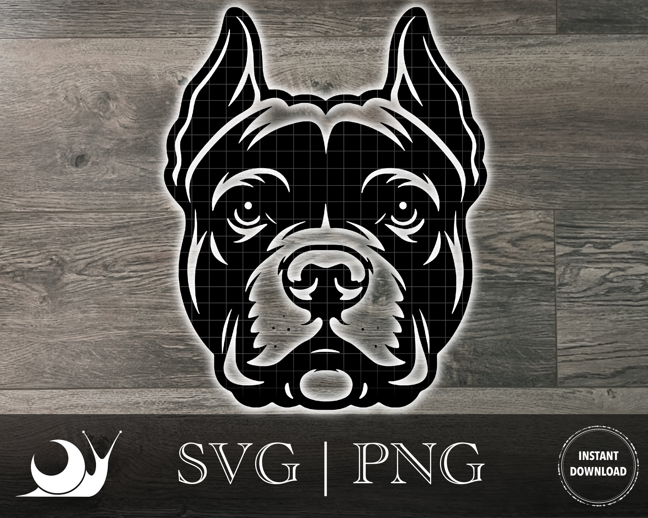 American Bully SVG Cut File for Cricut or Silhouette | Pitbull Head SVG ...