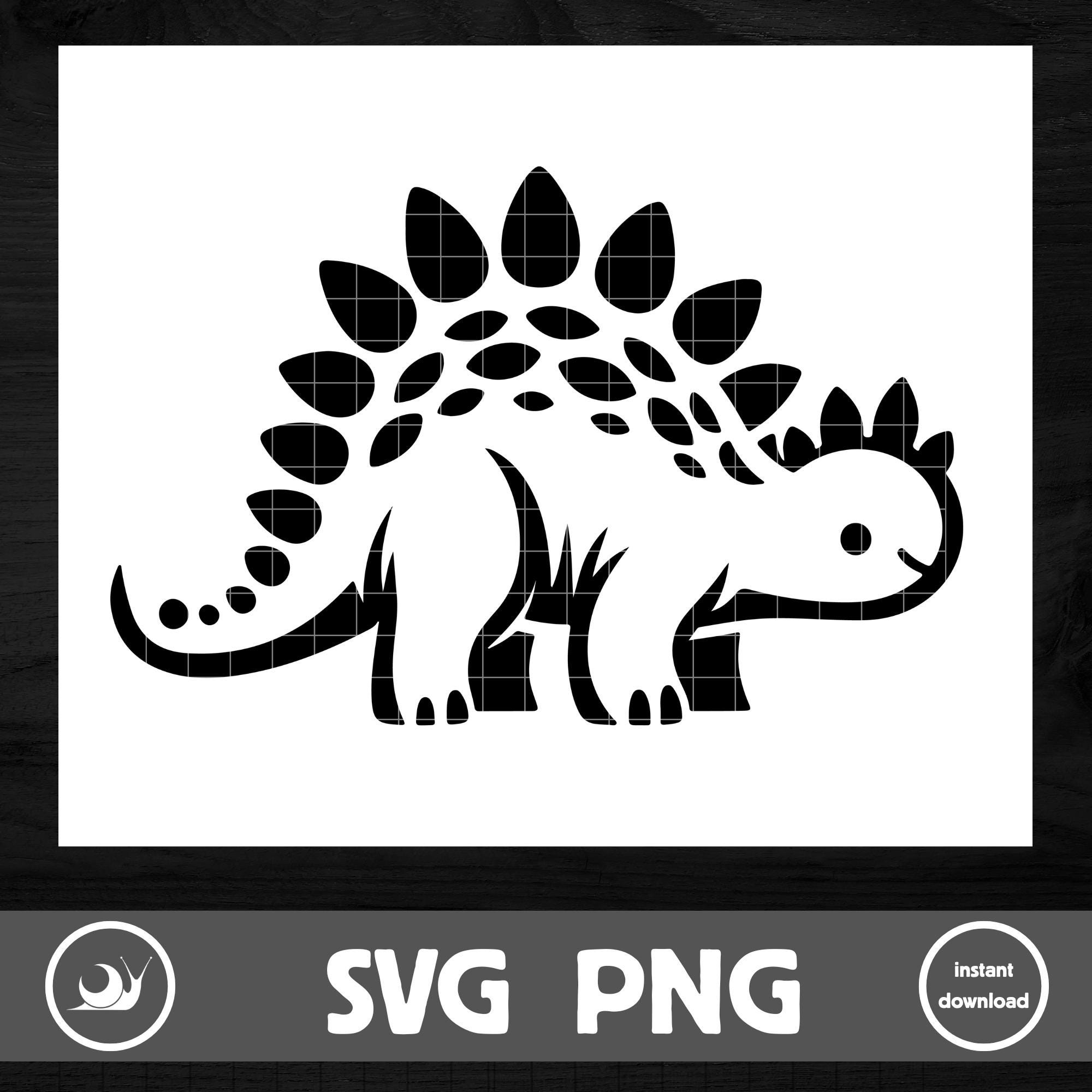 Stegosaurus SVG | Dinosaur | Baby Dinosaur | Cricut | Cut File - Etsy