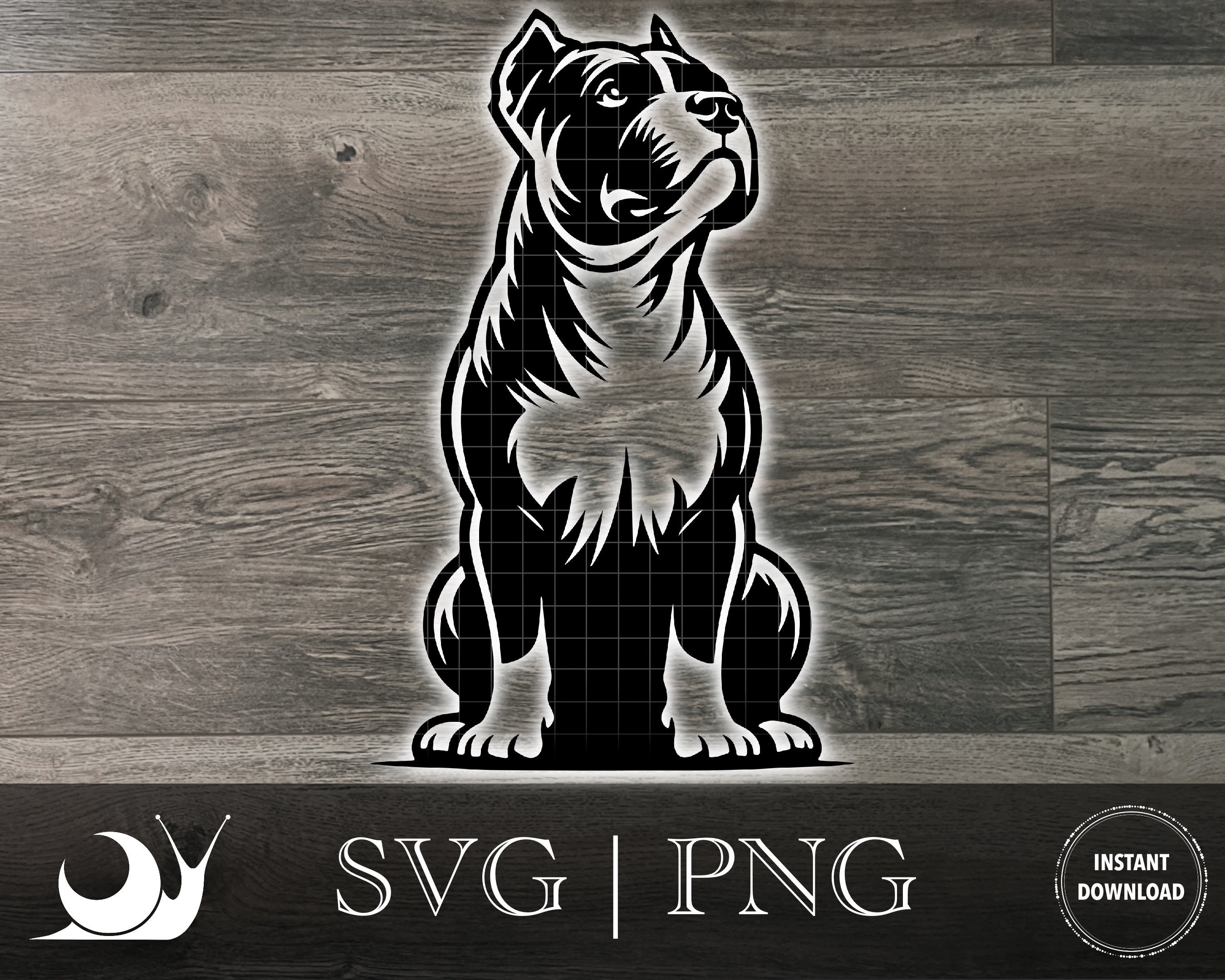 American Bully SVG Cut File for Cricut or Silhouette Pitbull SVG PNG ...