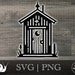 Outhouse SVG Bathroom Sign Cricut Cut File - Etsy Canada