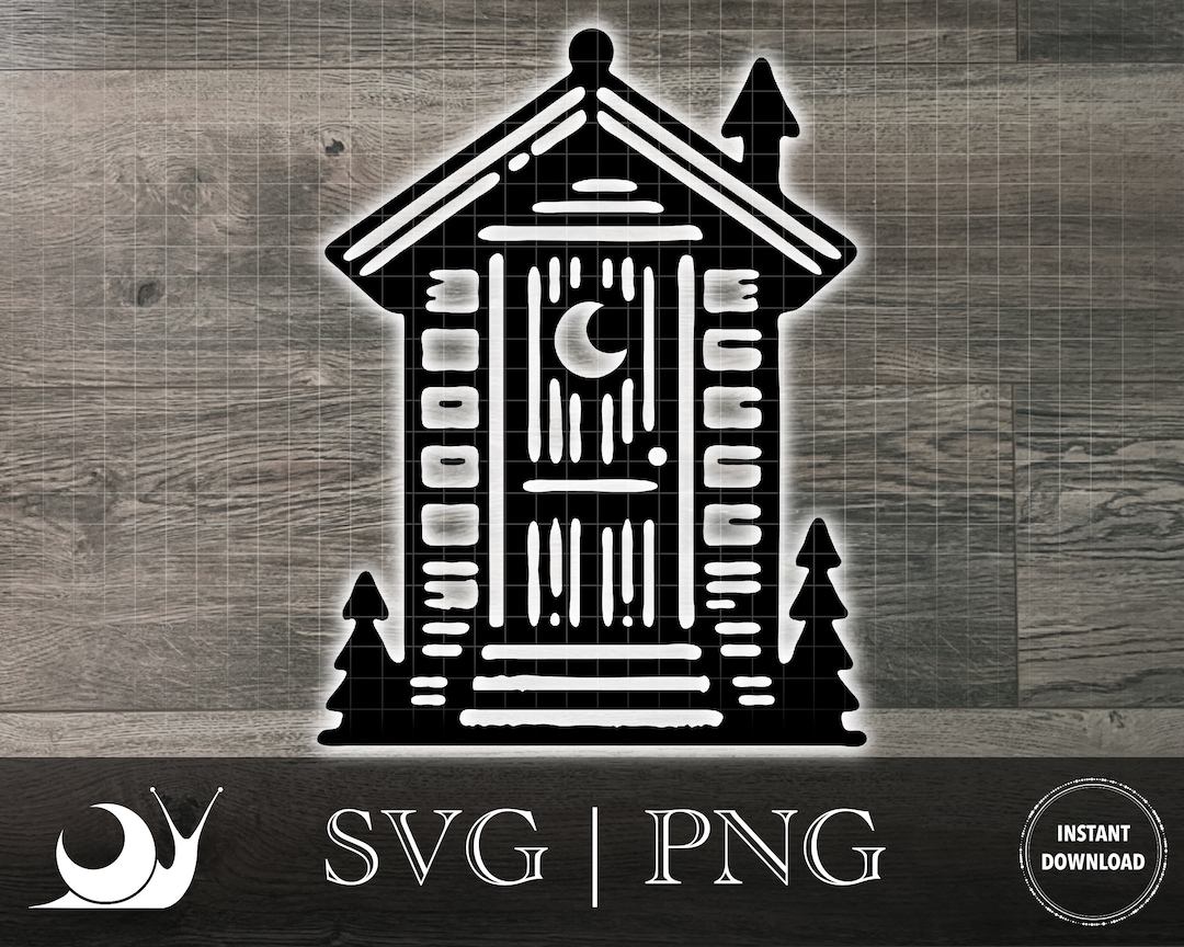 Outhouse SVG Bathroom Sign Cricut Cut File - Etsy