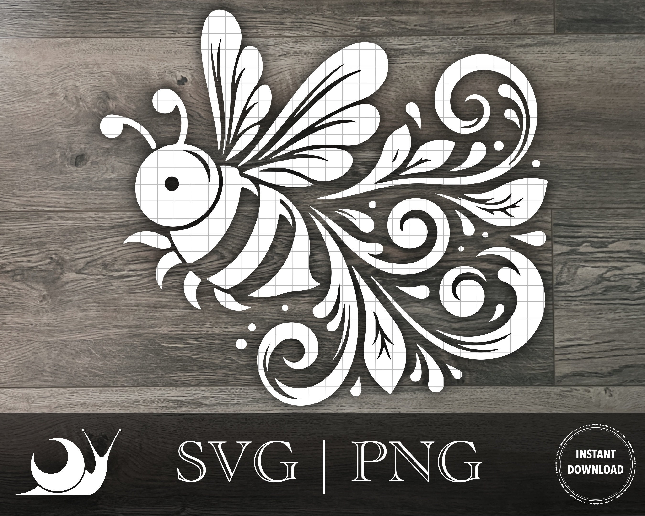 Fat Bumble Bee SVG Cut File for Cricut or Silhouette Bug PNG - Etsy