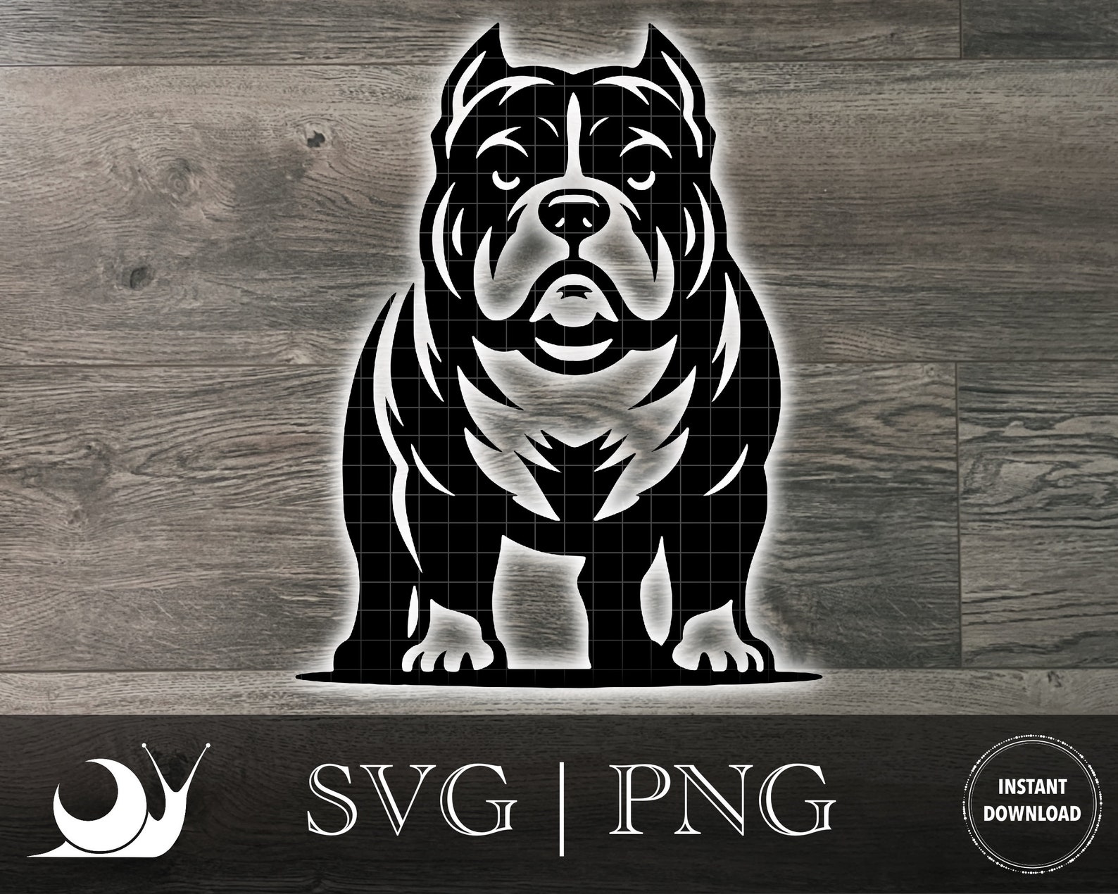 American Bully SVG Cut File for Cricut or Silhouette Pitbull SVG PNG ...
