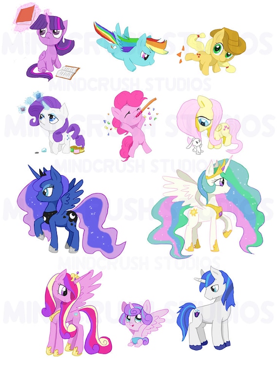MLP Stickers | Etsy