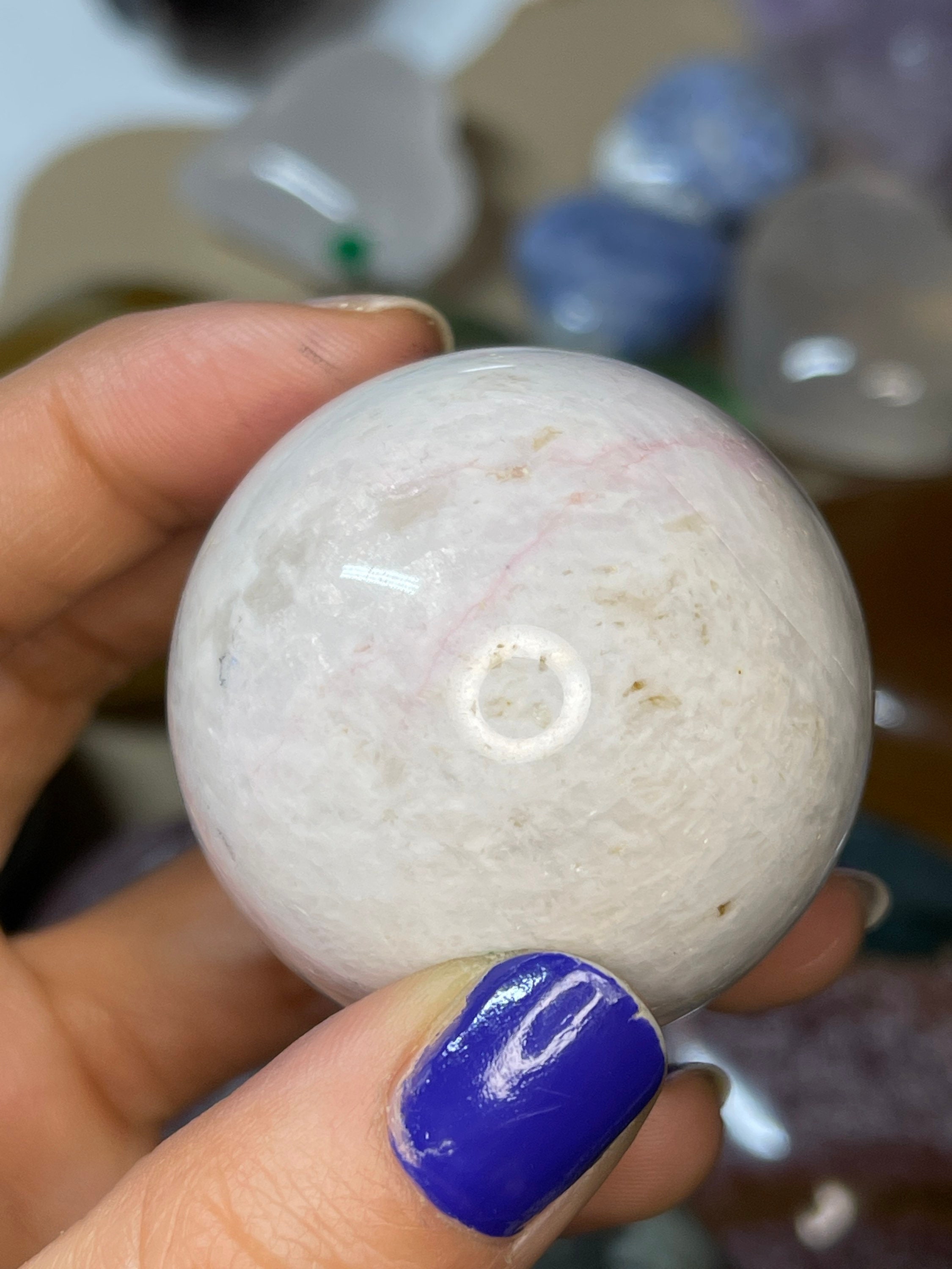 Home Décor Reiki Home Moonstone Sphere Home & Living Rocks & Geodes ...