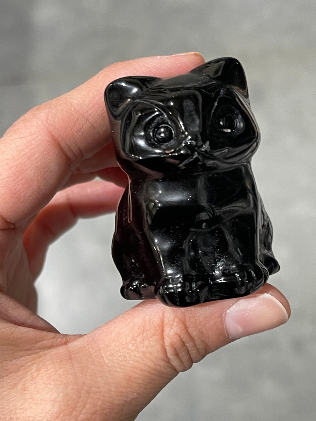 Black Obsidian Cat One Piece Home Decor Love Rituals - Etsy