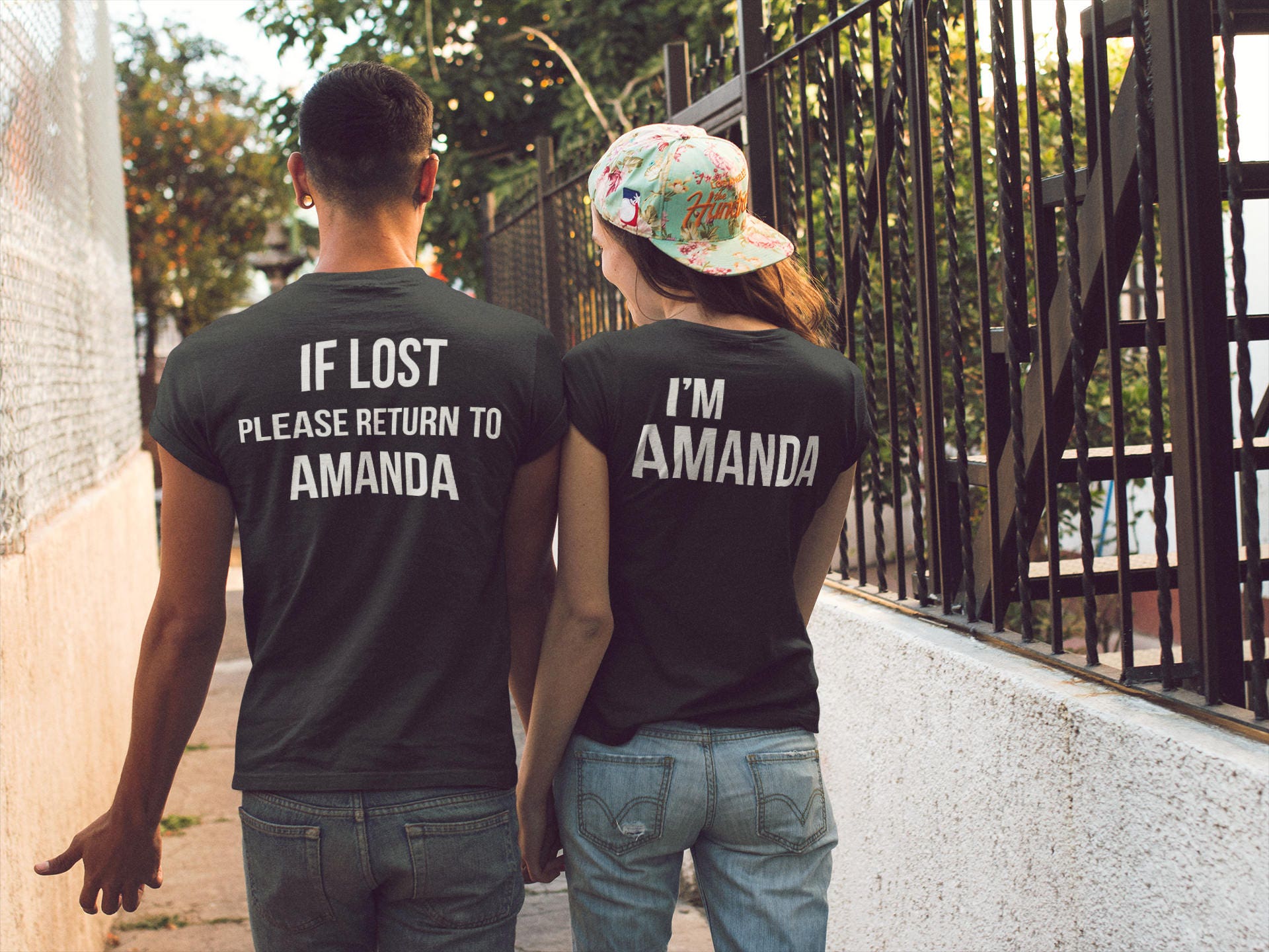 If Lost Please Return To Couples Tee Shirts Set Of 2 Etsy