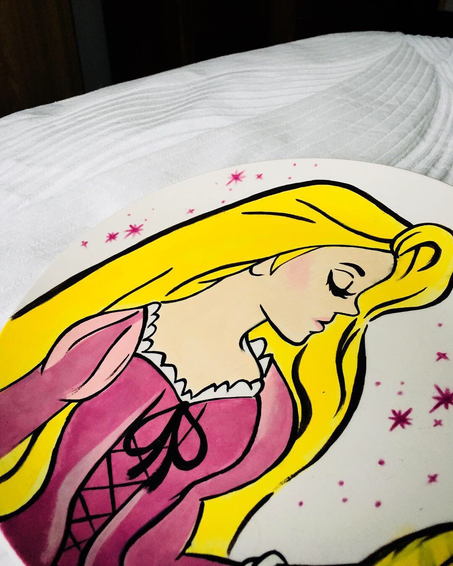 Princess Rapunzel Ceramic Plate - Etsy