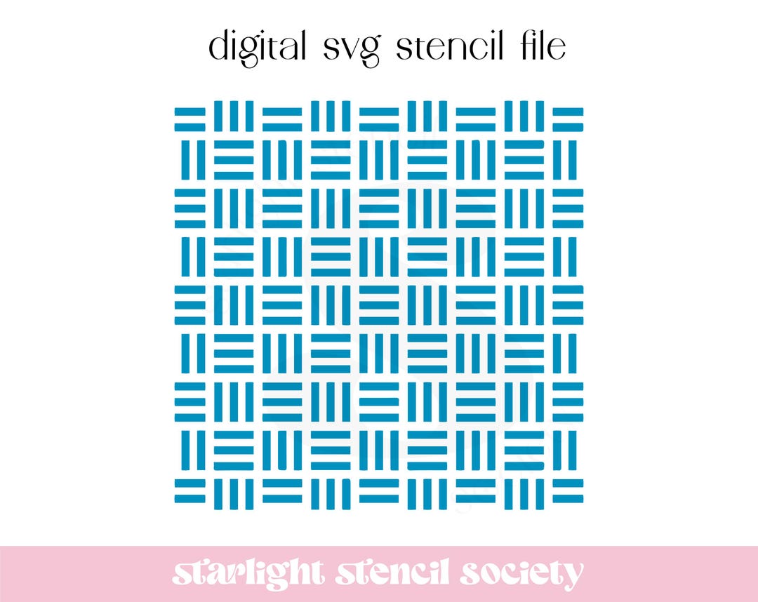 Triple Line Pattern | SVG FILE | Cookie Stencil | Pattern | Background ...