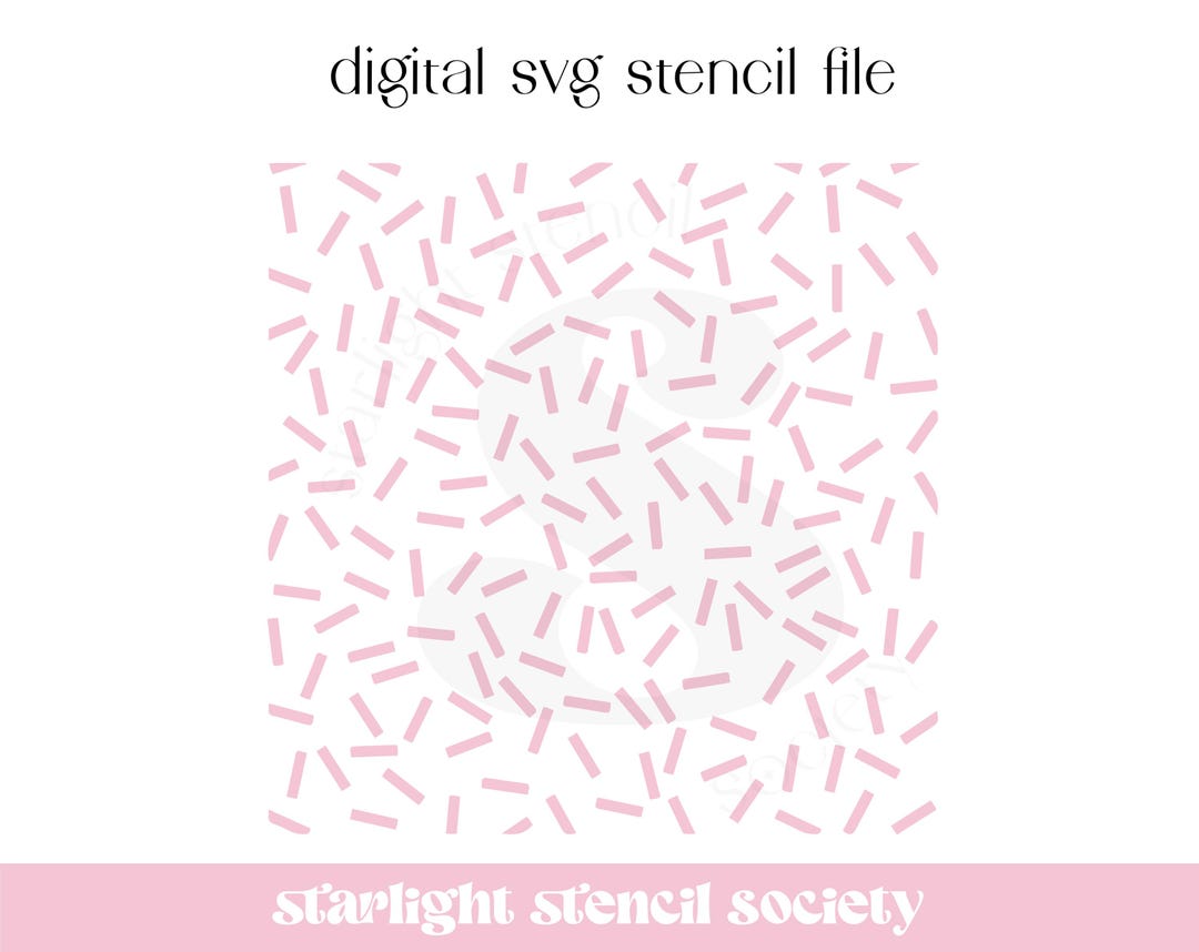 Rectangle Confetti | SVG FILE | Cookie Stencil | Sprinkle | Background ...