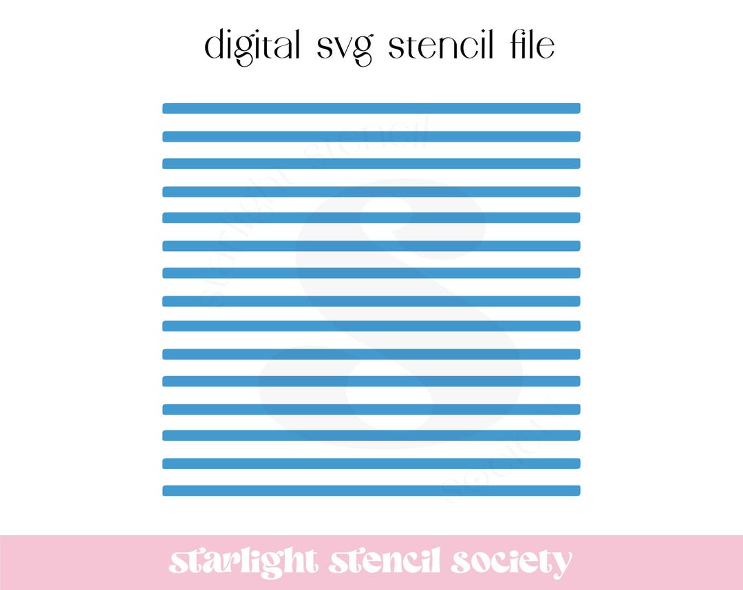 Small Skinny Lines | SVG FILE | Cookie Stencil | Stripes | Background ...