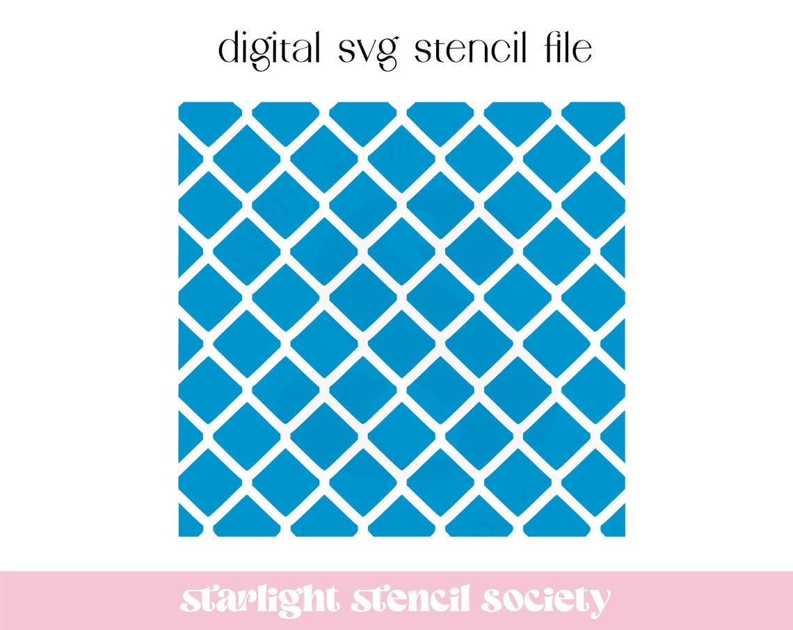 Blue Diamond | SVG File | Cookie Stencil | Background | Digital File - Etsy