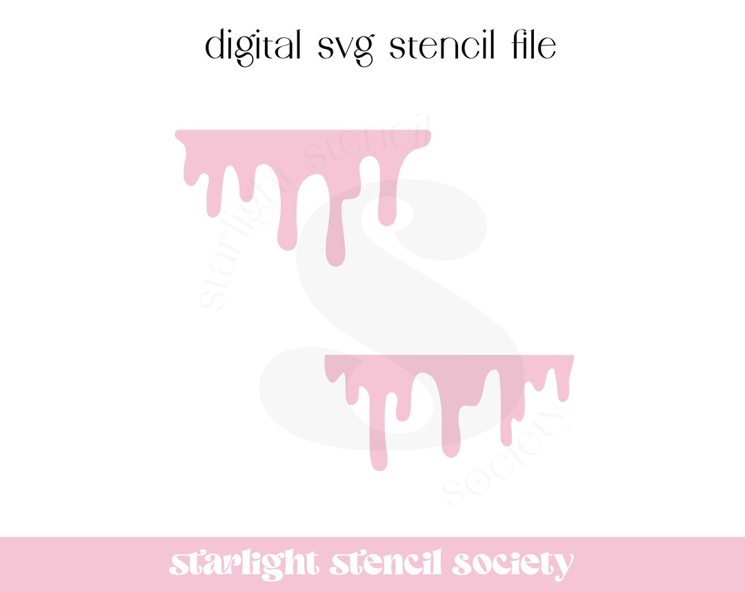 Honey Drip | SVG File | Food | Fruit | Cookie Stencil | Digital File - Etsy