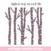 Birch | SVG FILE | Cookie Stencil | Tree | Digital File - Etsy