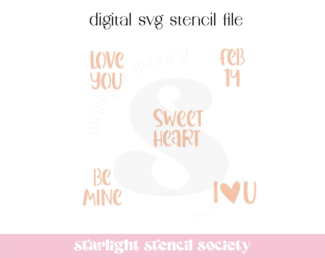 Convo 2 | SVG FILE | Love | Friendship | Cookie Stencil | Valentines ...