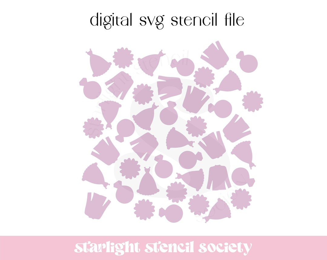 Wedding Scatter | SVG FILE | Cookie Stencil | Pattern | Background ...