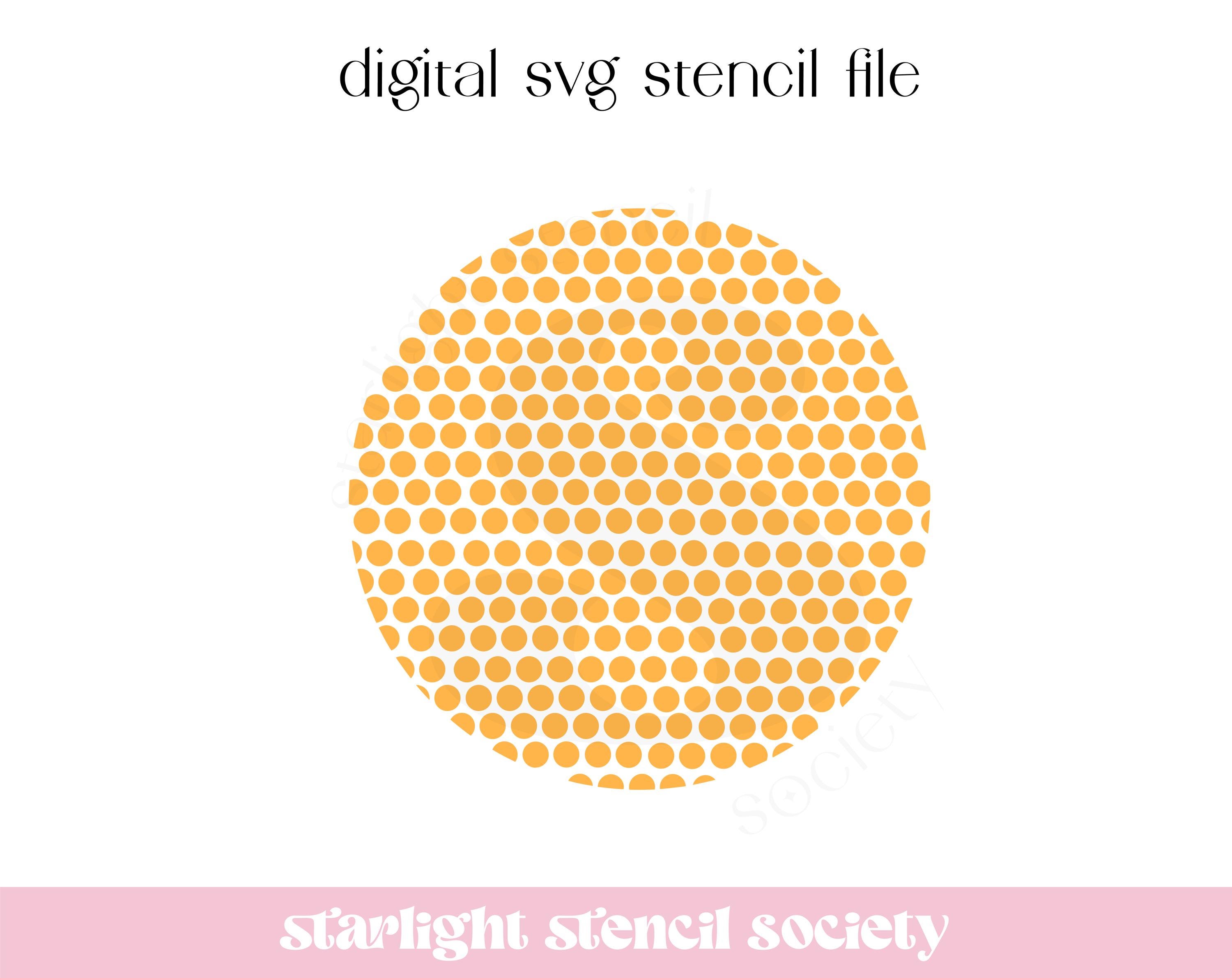Basketball Dots | SVG File | Cookie Stencil | Sports | Digital File - Etsy