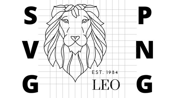 Leo SVG PNG | Etsy