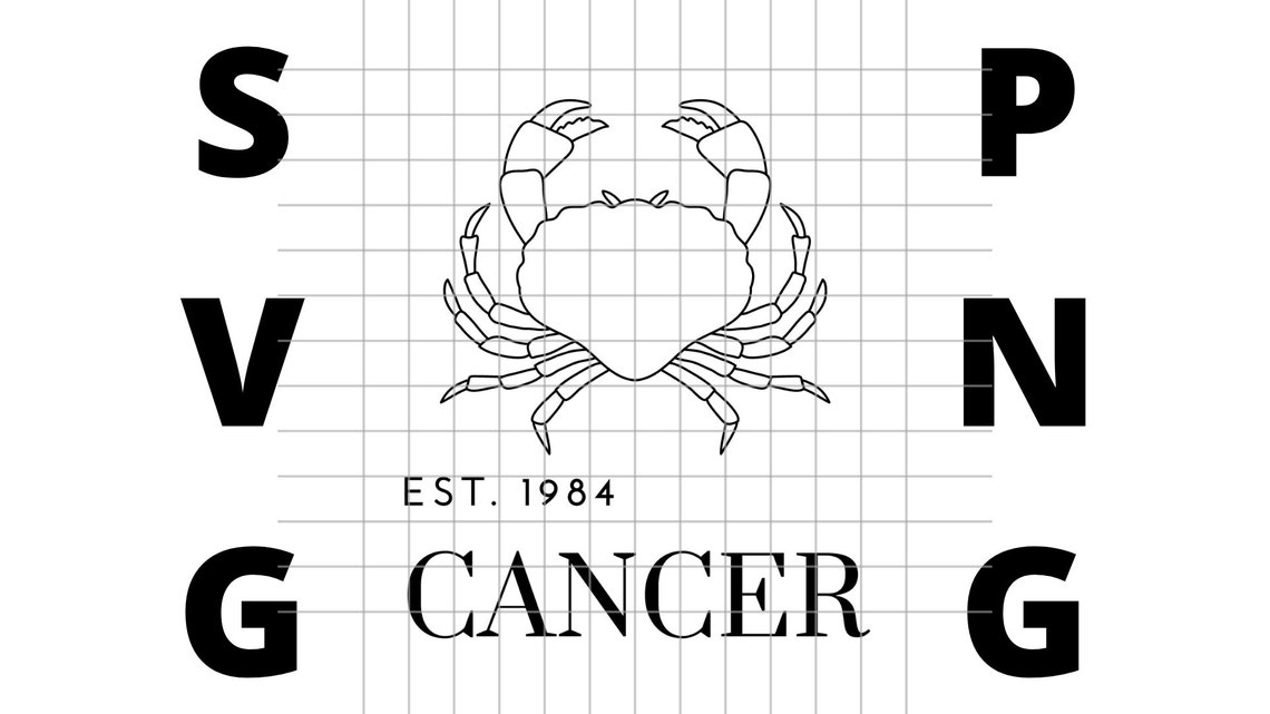 Cancer SVG PNG - Etsy