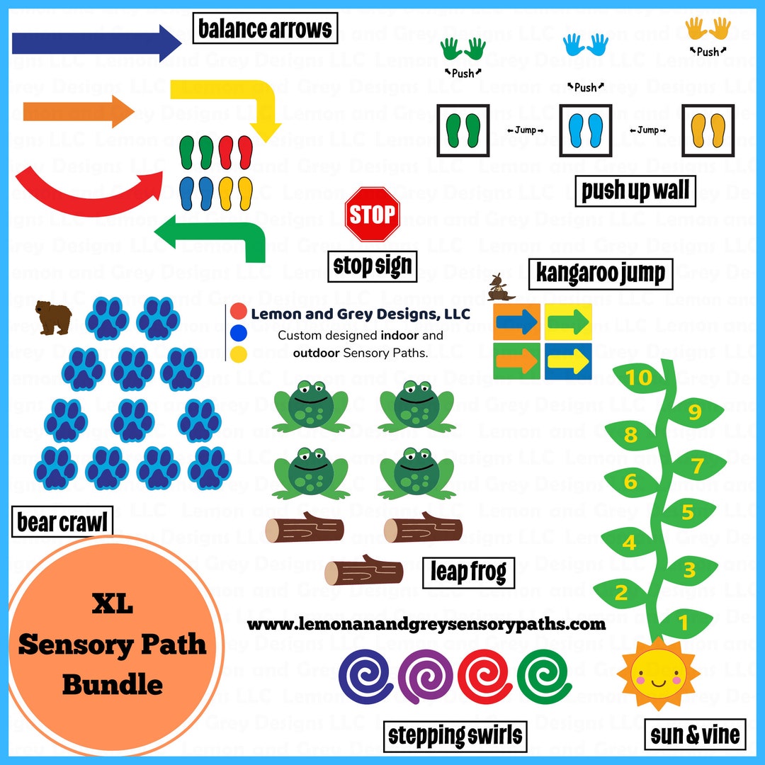 Complete Sensory Path Bundle sensory Path Decals sensory - Etsy Canada
