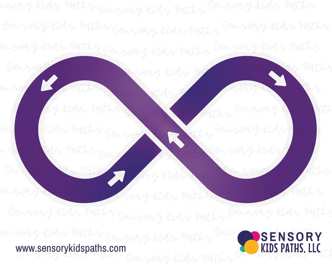 Infinity Loop Sensory Path Decal Set Sensory Path Decals School Hallway ...