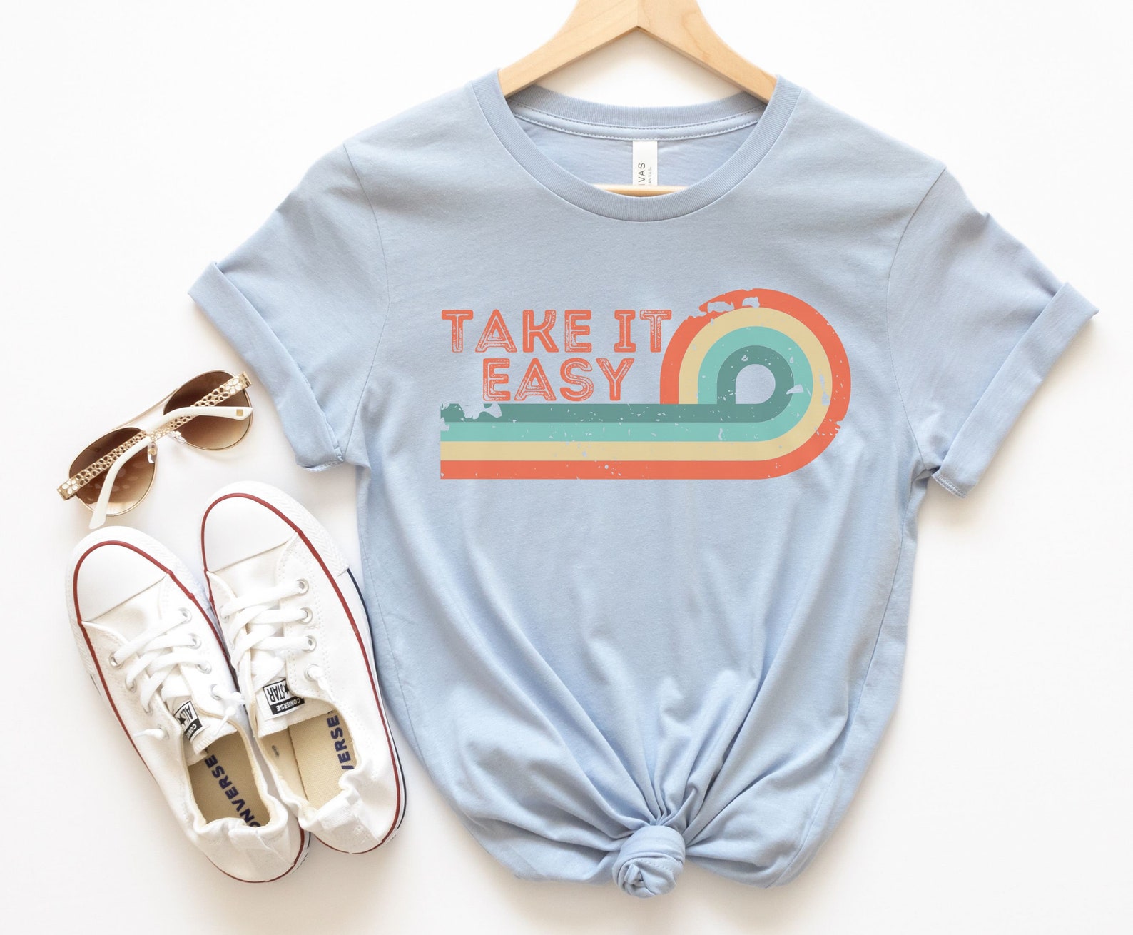 Take It Easy T Shirt Vintage Inspired 70s 80s Band Tee Retro - Etsy