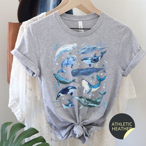 Marine Life Sweatshirt, Ocean Animals Sweater, Conservation Crewneck ...